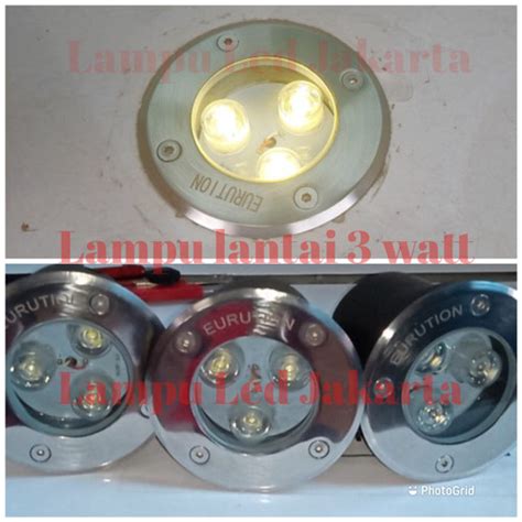 Jual Lampu Lantai Tanam Led Watt Mata Ip Uplight Outdoor W Mata Led Jakarta Pusat