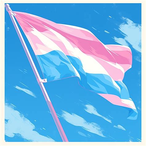 Premium Vector Transgender Pride Flag Background