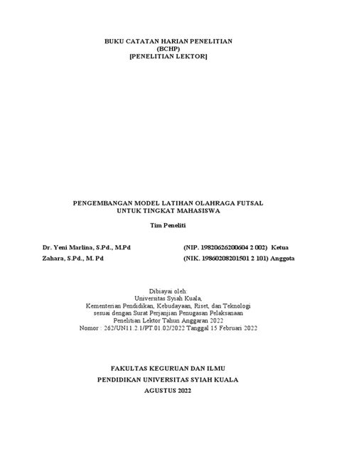 Catatan Harian Log Book Pdf