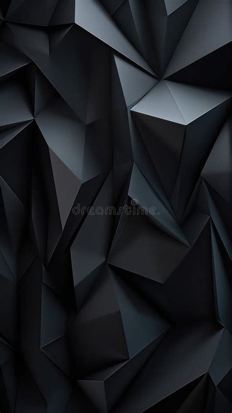 shadowed polygons on dark background multifaceted polygons casting