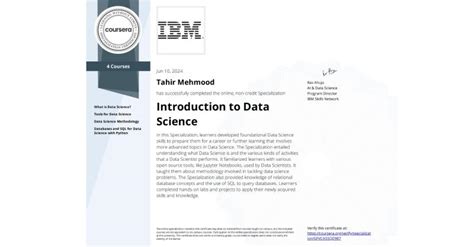 Tahir Mehmood On Linkedin Completion Certificate For Introduction To