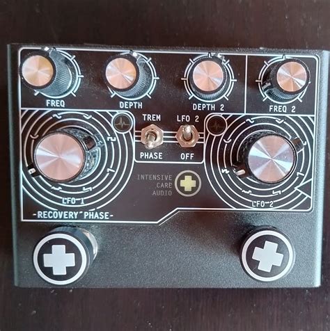 Recovery Phase Dual Modulated Phaser Effects Pedal Reverb