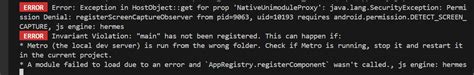 help expo go android error r reactnative