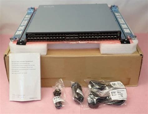 New Dell Powerswitch S4148f On Ra 48x 10g Sfp 2x 40g Qsfp 4 100g Os10