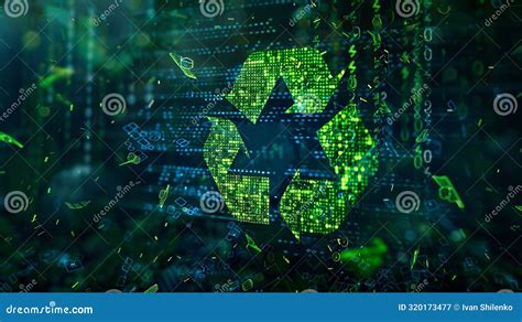 Universal Recycling Symbol Featuring Three Black Arrows Rotating Clockwise In An Equilateral