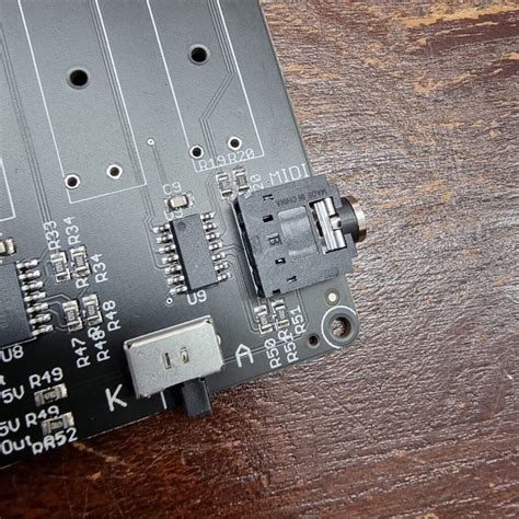 full kit 16n fader bank with black anodised panel smd pre soldered