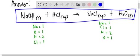 Acid Base Neutralization Reaction For NaOH HCl Sodium OFF