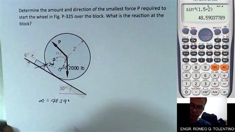 Equilibrium Of Force System Wheel Chemical Reaction Determine The