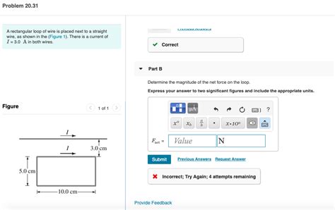 Solved Problem A Rectangular Loop Of Wire Is Placed Chegg