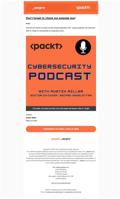 Packt Secpro Sponsorships Paved