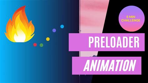 Preloader Animation Use To HTML CSS Preloader Animation Min Challenge YouTube