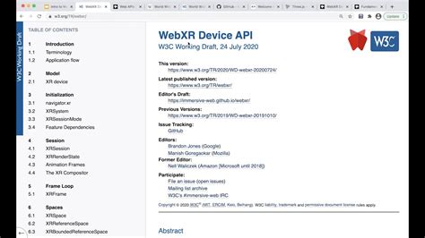 What Is The Webxr Api Youtube