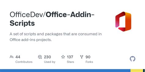 Github Officedevoffice Addin Scripts A Set Of Scripts And Packages That Are Consumed In