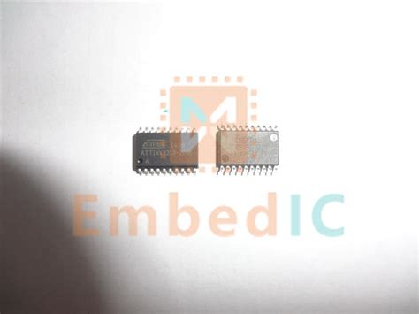 attiny2313 20su microchip 8bit mcu embedic