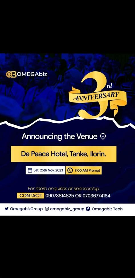 sheu mariam on linkedin omegabiz3rdanniversary