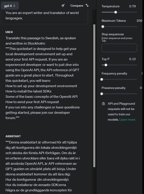 Translate Swedish With Gpt 4o In The Near Future Api Openai