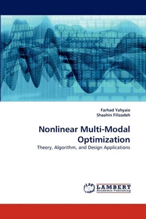 Nonlinear Multi Modal Optimization 9783843374019 Farhad Yahyaie