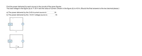 Solved Find The Power Delivered By Each Source In The Chegg