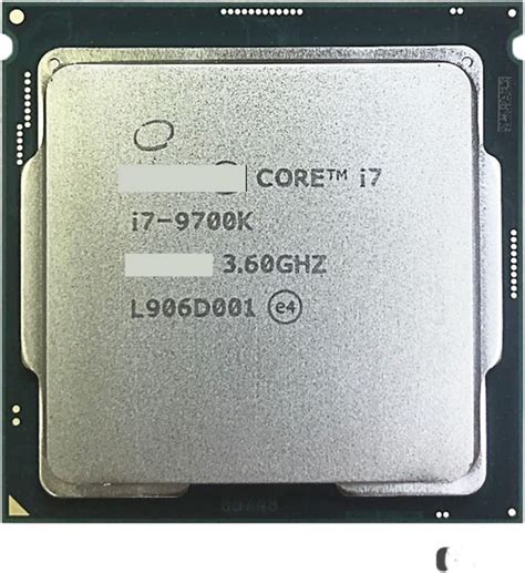 Computer Accessories Core I7 9700k I7 9700k 3 6 Ghz Eight Core Eight Thread Cpu Processor 12m