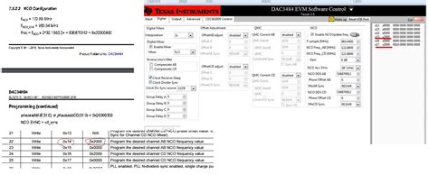 DAC H NCO Configuration Data Converters Forum Data Converters TI E E Support Forums