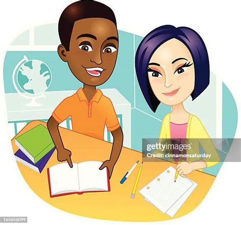 tween girl library high res illustrations getty images
