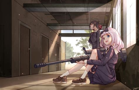 Shinomiya Kaguya And Fujiwara Chika Kaguya Sama Wa Kokurasetai ~tensai
