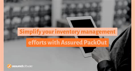 are you able to track your inventory down to the granular level assured