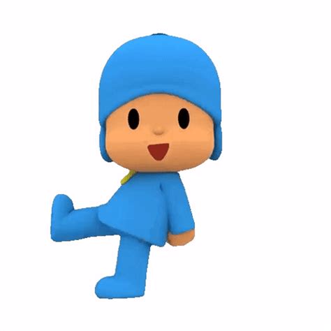 Bailando Pocoyo Sticker Bailando Pocoyo Bailarin Discover Share Gifs