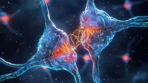 Synaptic Transmission Nerve Synapse Delving Into The Dynamic Process Of Signal Transmission