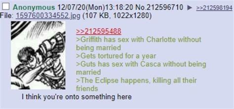 Anon Reads Berserk Manga And Learns A Valuable Lesson About Pre Marital Sex R Greentext
