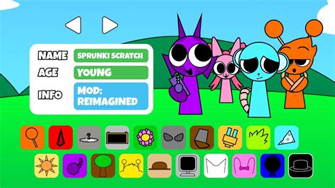 Incredibox Sprunki Reimagined New Update Gallery Scratch Mod All