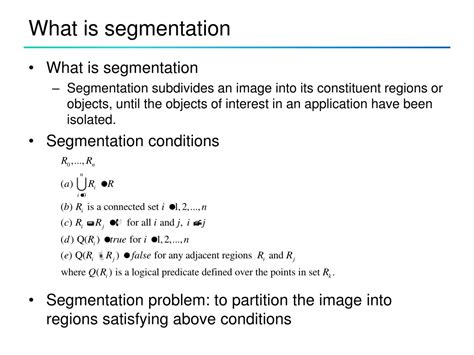 ppt introduction to image segmentation techniques powerpoint presentation id 9528855