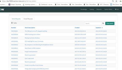 Multiple Tickets Types In Single Widget My Ticke Servicenow
