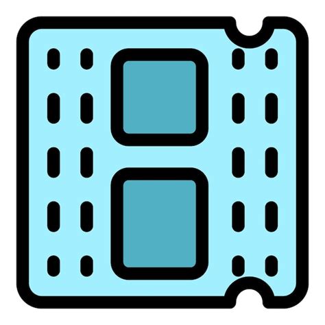 Premium Vector Pc Processor Icon Outline Pc Processor Vector Icon Color Flat Isolated