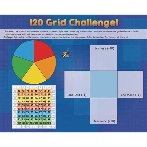 Comparing Numbers And Grid Challenge Dry Erase Practice Mat Mat