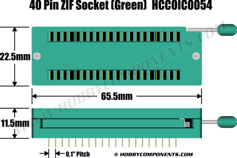 Zif Sockets Hcoic0052 54