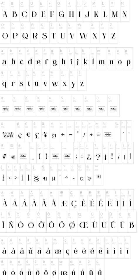 Miracle World Dafont Com