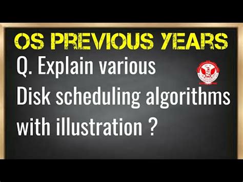 Explain Various Disk Scheduling Algorithms With Illustrations EasyExamNotes Com