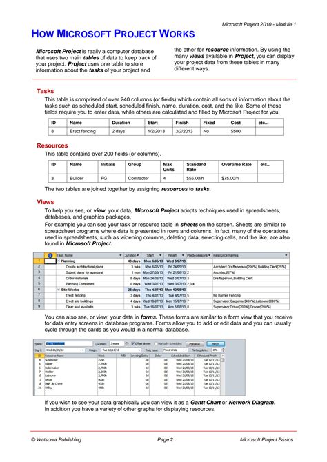 SOLUTION Microsoft Project Basics Studypool