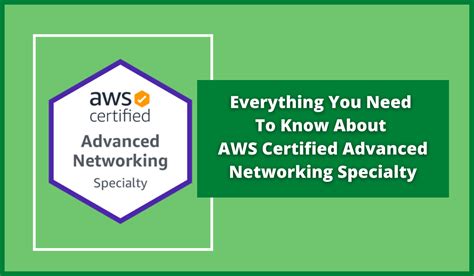unlocking success as an aws advanced networking specialist a comprehensive guide to building a