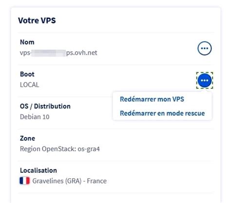comment démarrer son vps ovh en mode rescue