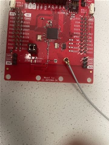 LAUNCHXL CC2640R2 Connecting External Antenna To LAUNCHXL CC2640R2 Bluetooth Forum