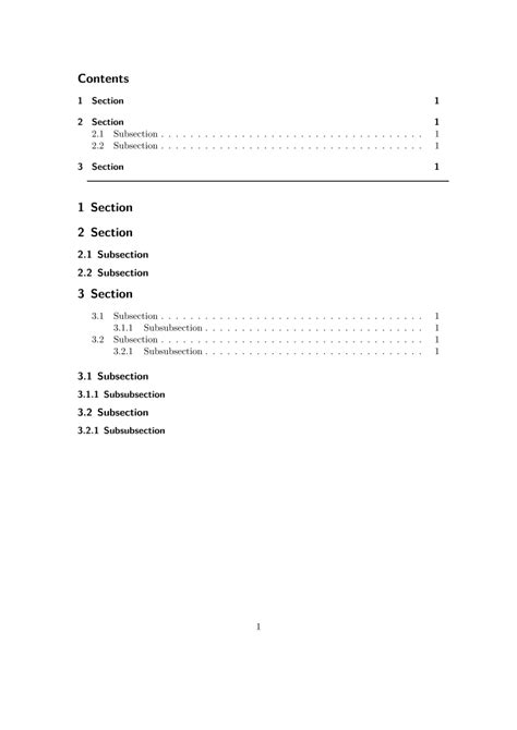 Table Of Contents New Section Command For New Toc Tex Latex Stack