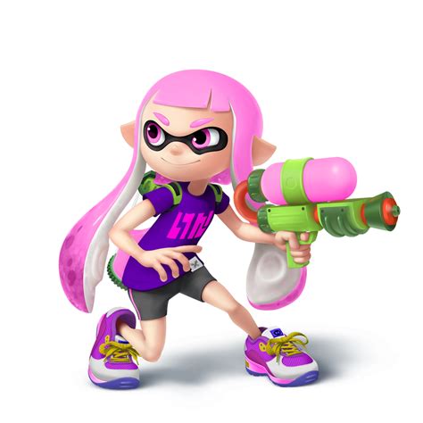Ssb5 Inkling Girl Pink By Zanethedragon On Deviantart