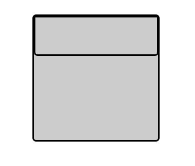 Html How To Create A Div With Border And Radius Only At The Bottom Inside Another Div With