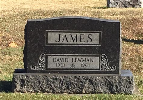 David Lewman James 1901 1967 Find A Grave Memorial