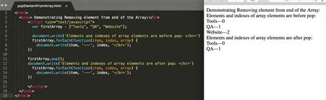 Array In Javascript And Common Operations On Arrays With Examples