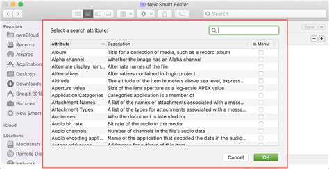 how to create and use smart folders on mac
