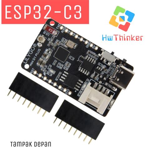 Jual Ttgo T Oi Plus Esp32 C3 Risc V Wifi Bluetooth Board With 16340