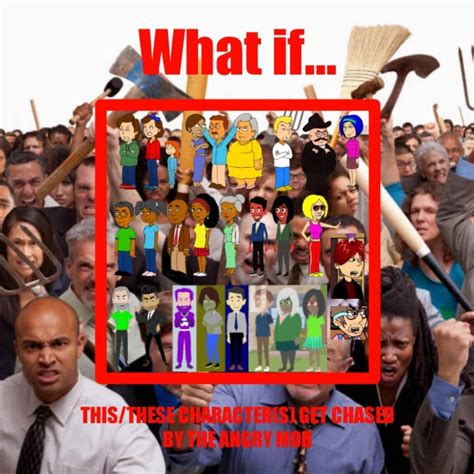 If The Goanimate Villains Got Chased By Angry Mob By Mattthebluehat1234 On Deviantart